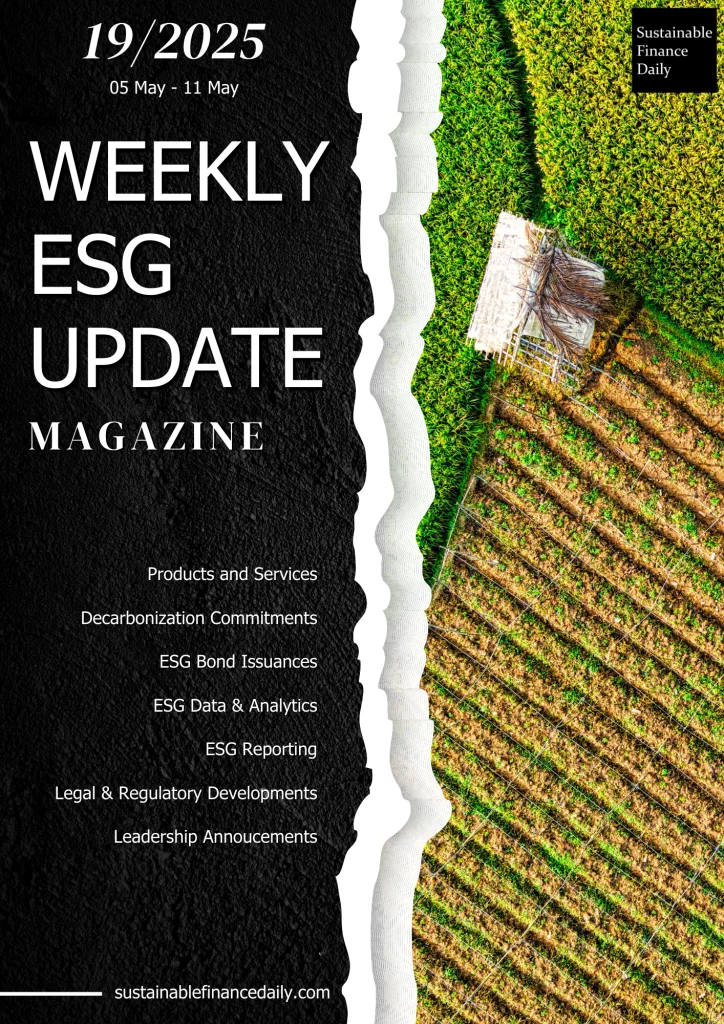 Weekly ESG Update 19/2025 (05.05. - 11.05.) - Sustainable Finance Daily