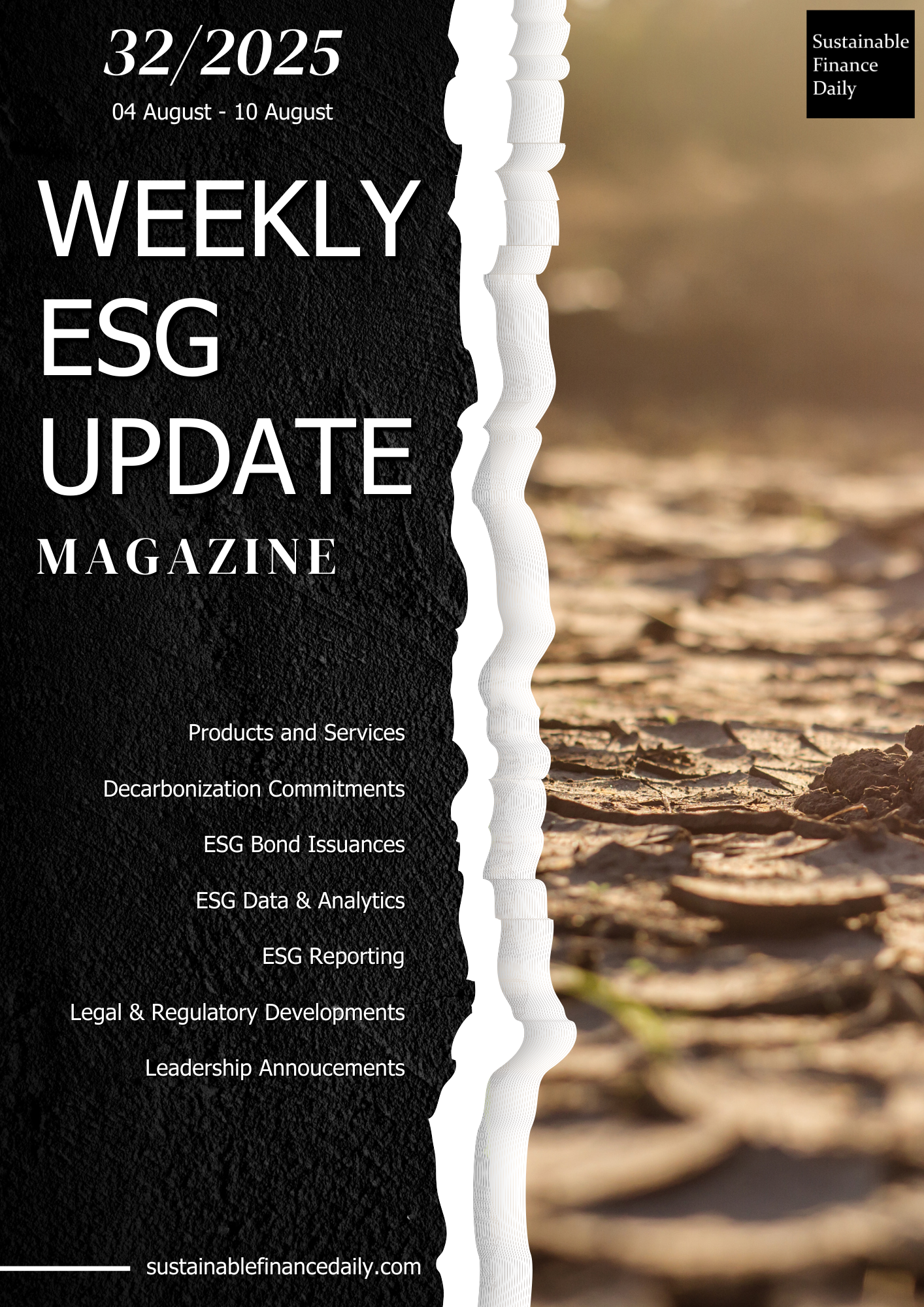 Weekly ESG Update 32/2025 (04.08. - 10.08.) - Sustainable Finance Daily